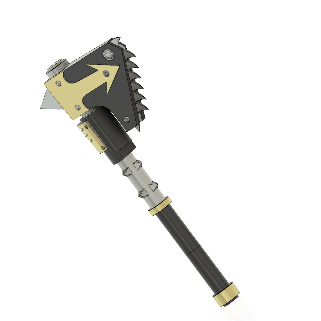 免费 STL 文件 Warhammer 40k Chainaxe ⚔ ・可下载 3D 打印模板・Cults