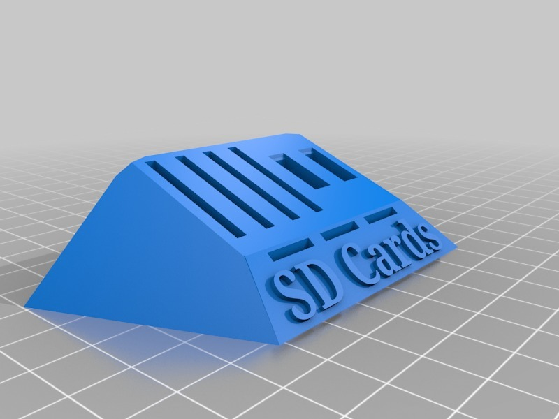 Free STL file Yet another SD card holder II 🧞‍♂️ ・3D printing template ...