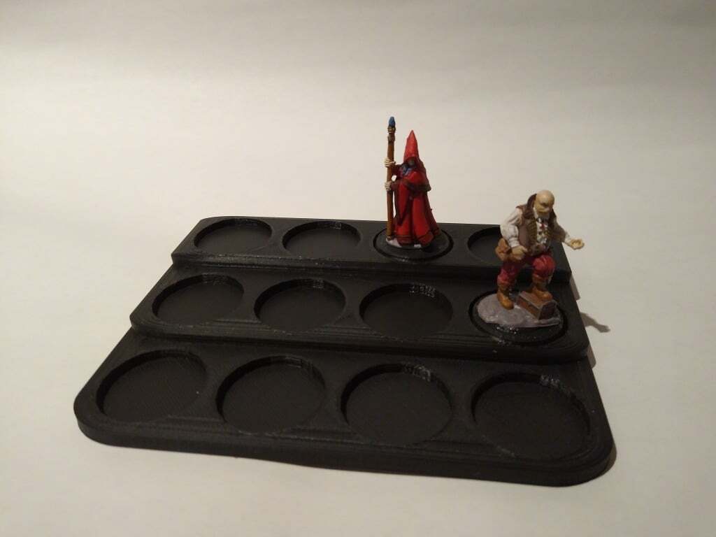 3D printable 25mm miniature display stand・Cults