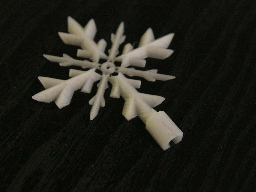 Free STL file christmas snowflake tree decoration 🎄 ・3D print design to ...
