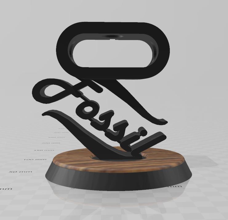 Archivo STL smartwatch stand fossil 👽 ・Objeto de impresión 3D para ...