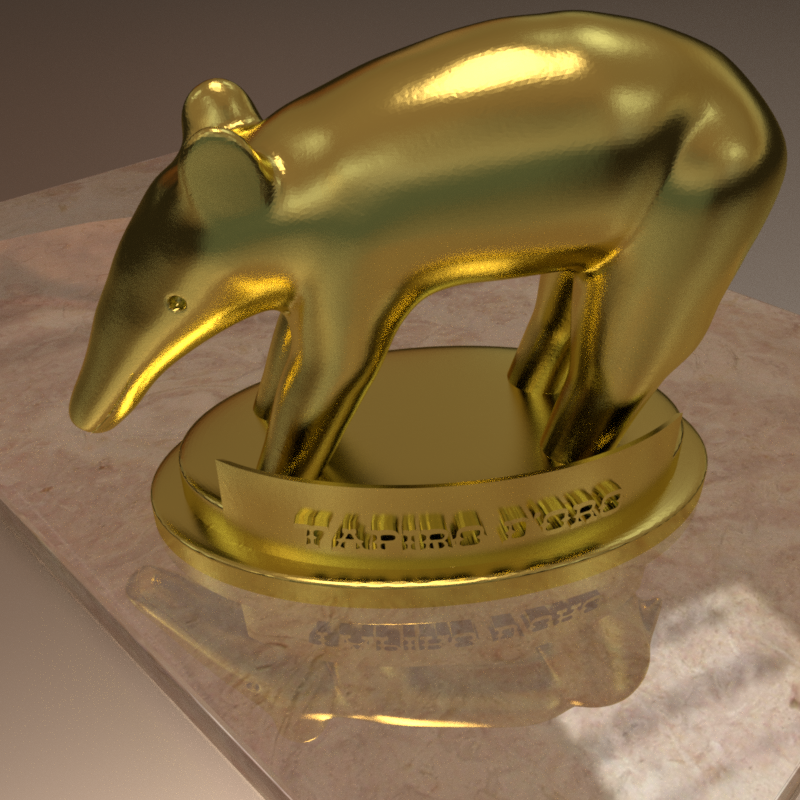 🗑️ Tapiro D'ORO from Striscia la Notizia・ STL File for ・Cults
