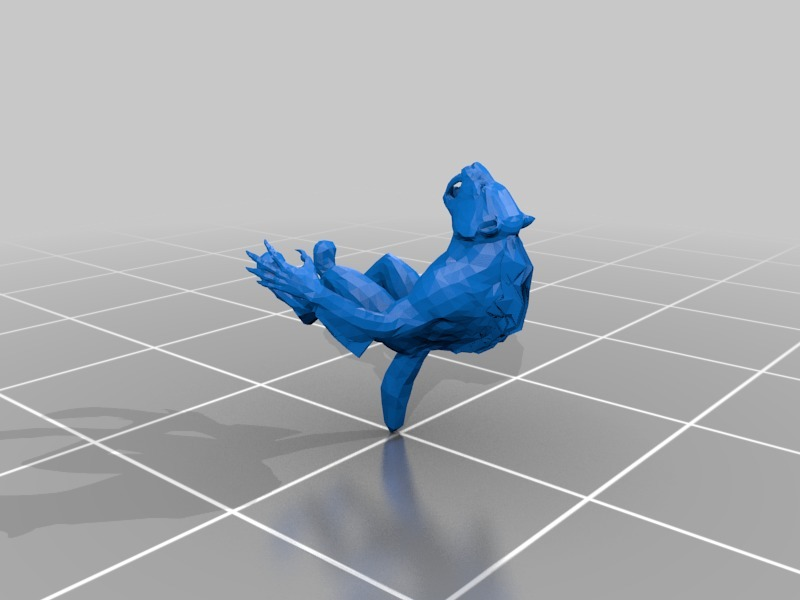 Free 3D file Werecat 🎨 ・Model to download and 3D print・Cults