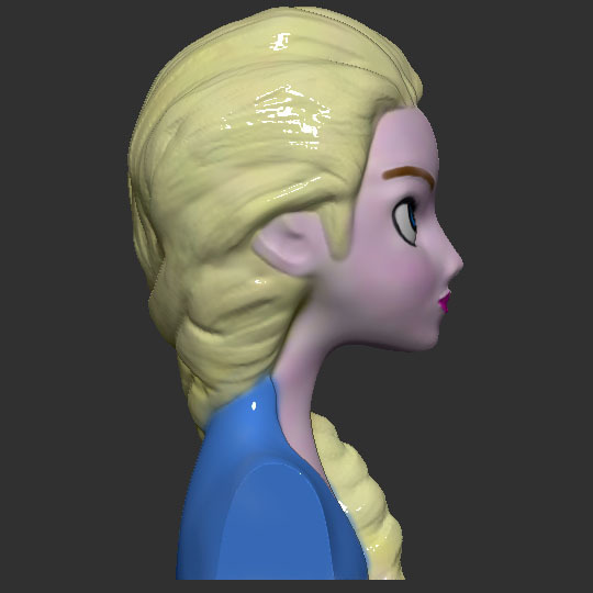 STL file Frozen 2 Elsa Bust and Coin bank 👤 ・3D printable model to ...
