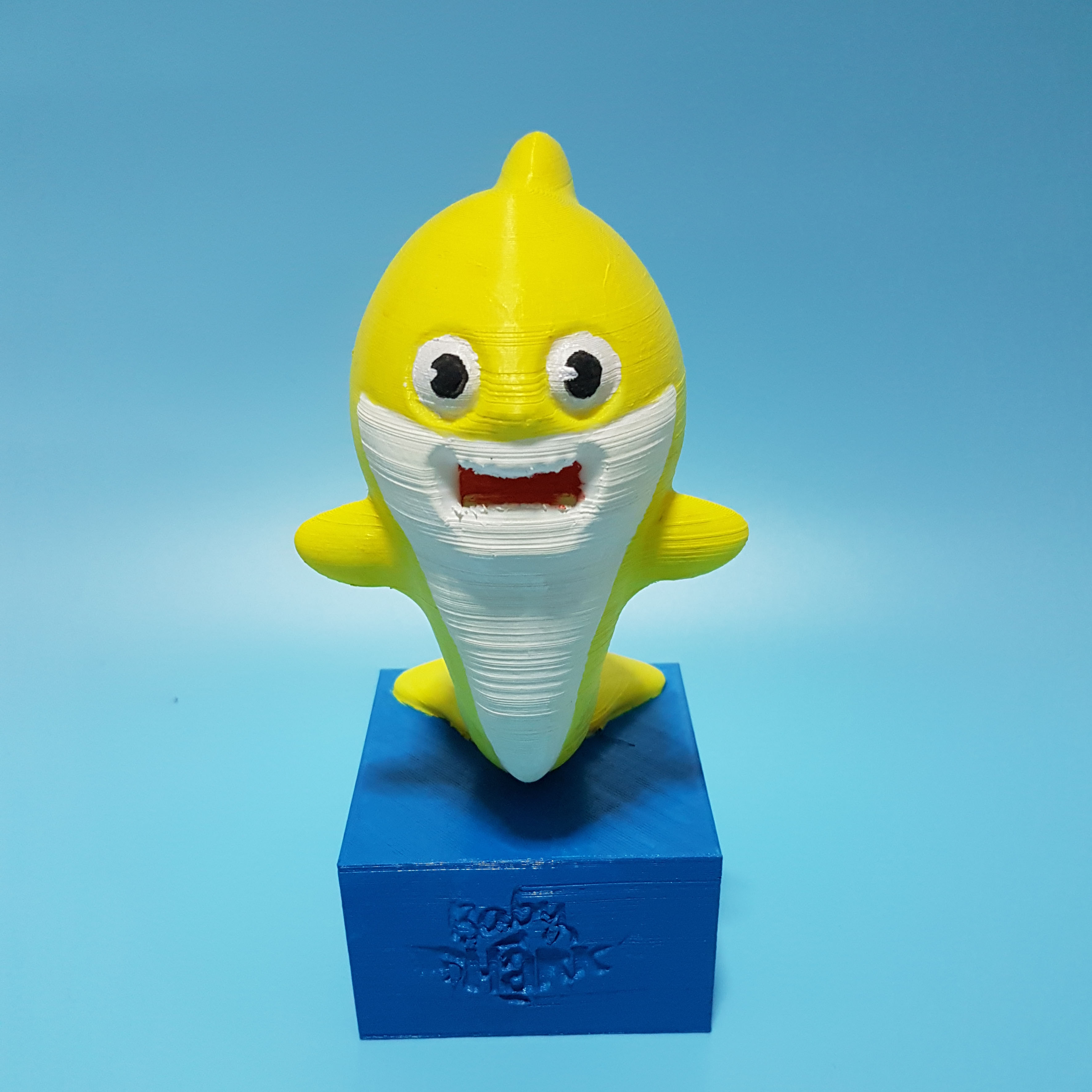 STL file Baby Shark Coin Bank 👶 ・3D print design to download・Cults