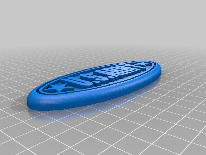 Free STL file Ford Army Logo 🚙 ・3D printing idea to download・Cults