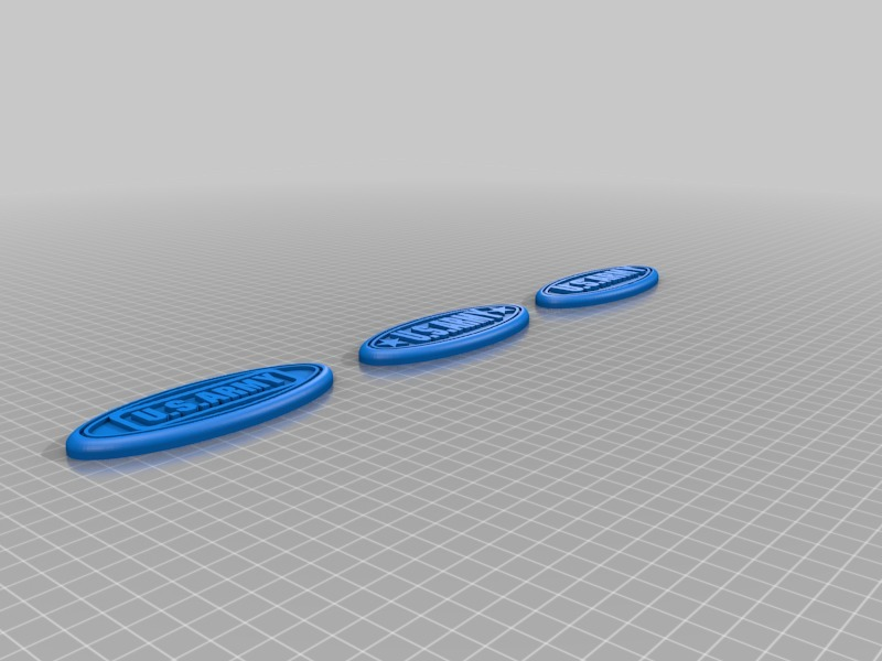 Free STL file Ford Army Logo 🚙 ・3D printing idea to download・Cults