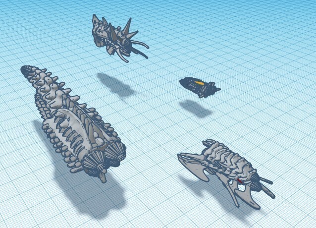 Archivo 3D gratuito Eoxian starships for Starfinder 🎨 ・Objeto ...