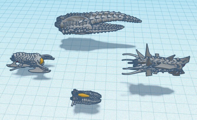 Archivo 3D gratuito Eoxian starships for Starfinder 🎨 ・Objeto ...