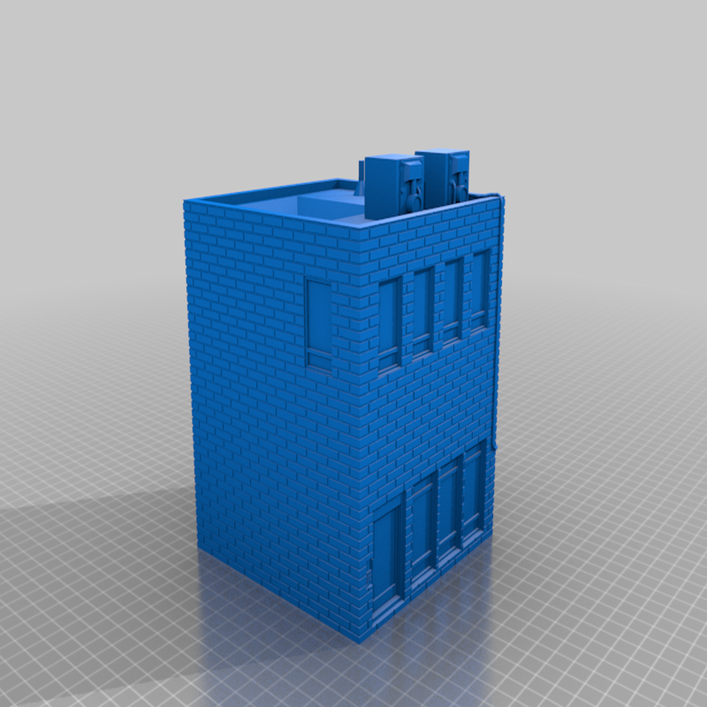 🏗️ Modern building dice tower・Free 3D File for ・Cults