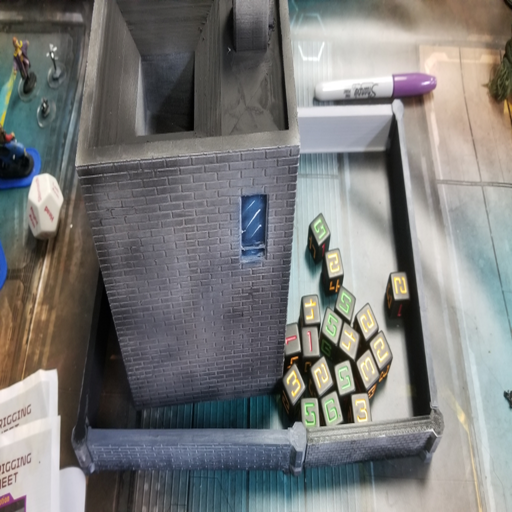🏗️ Modern building dice tower・Free 3D File for ・Cults