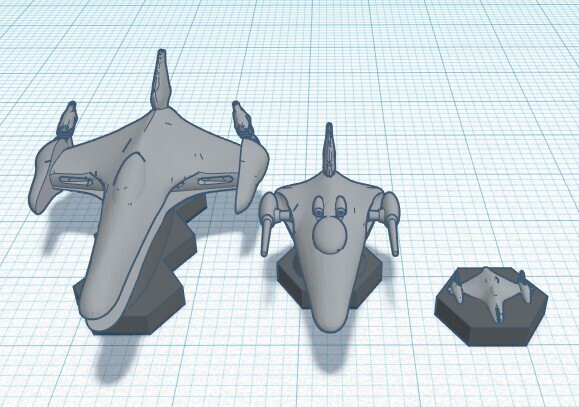 🚢 Kasathan ship proxies for starfinder・Free 3D File for ・Cults