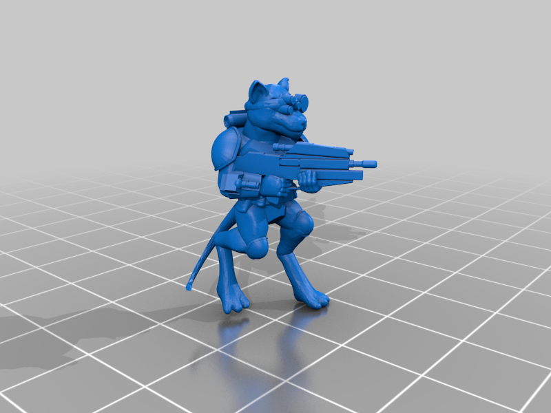 🎨 Ysoki operative for starfinder・Free 3D File for ・Cults