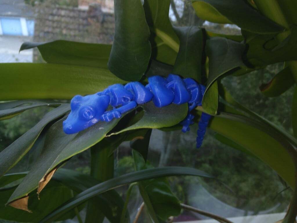 3D printing Articulated Lizard v2・Cults