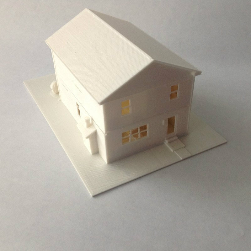 🏠 Two-Story Spec House・Free STL File for ・Cults