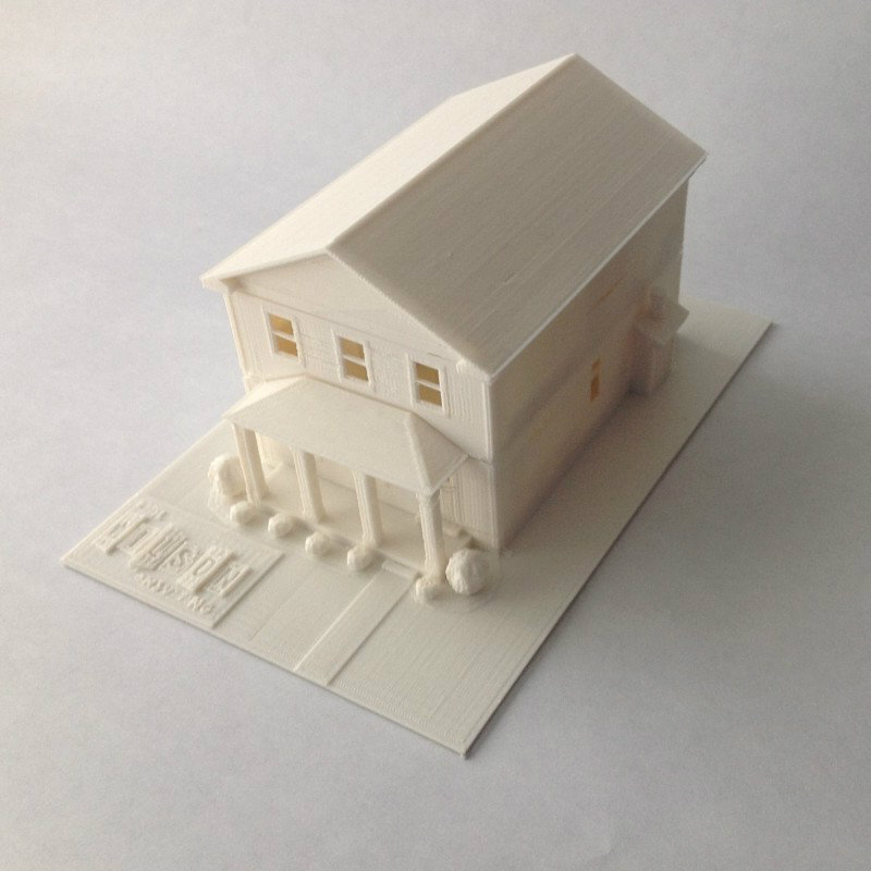 🏠 Two-Story Spec House・Free STL File for ・Cults
