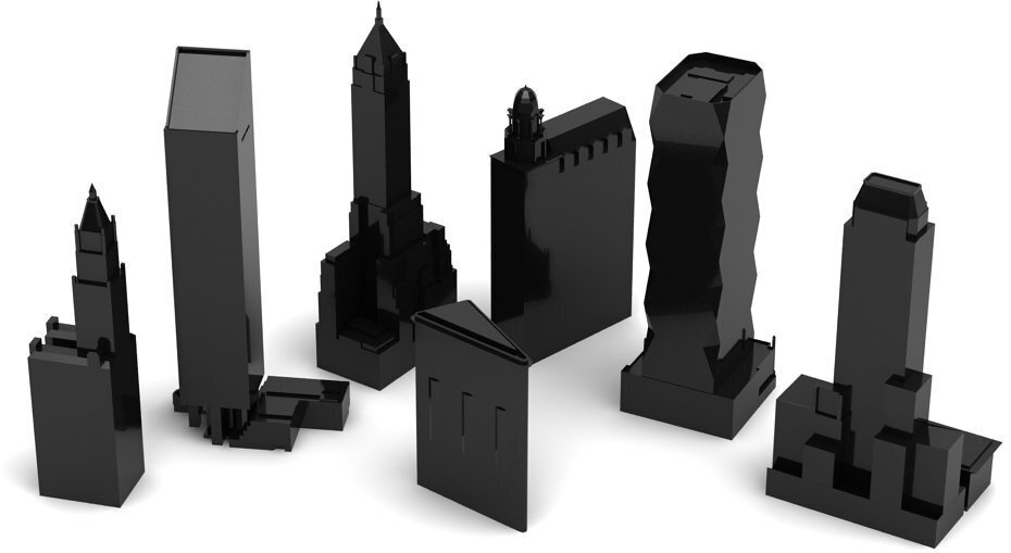 Free STL file Minimalist NYC buildings 🏗️ ・Template to download and 3D ...