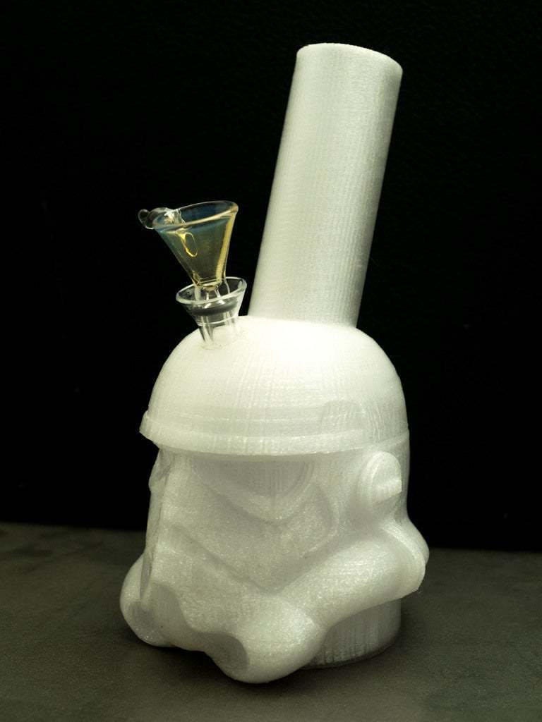 🚰 Storm Trooper Water Pipe (for tobacco use only)・Free STL File for ・Cults