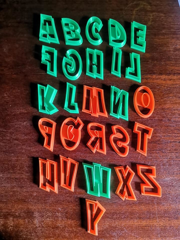 3D file SHARP LETTERS 👽 ・Design to download and 3D print・Cults