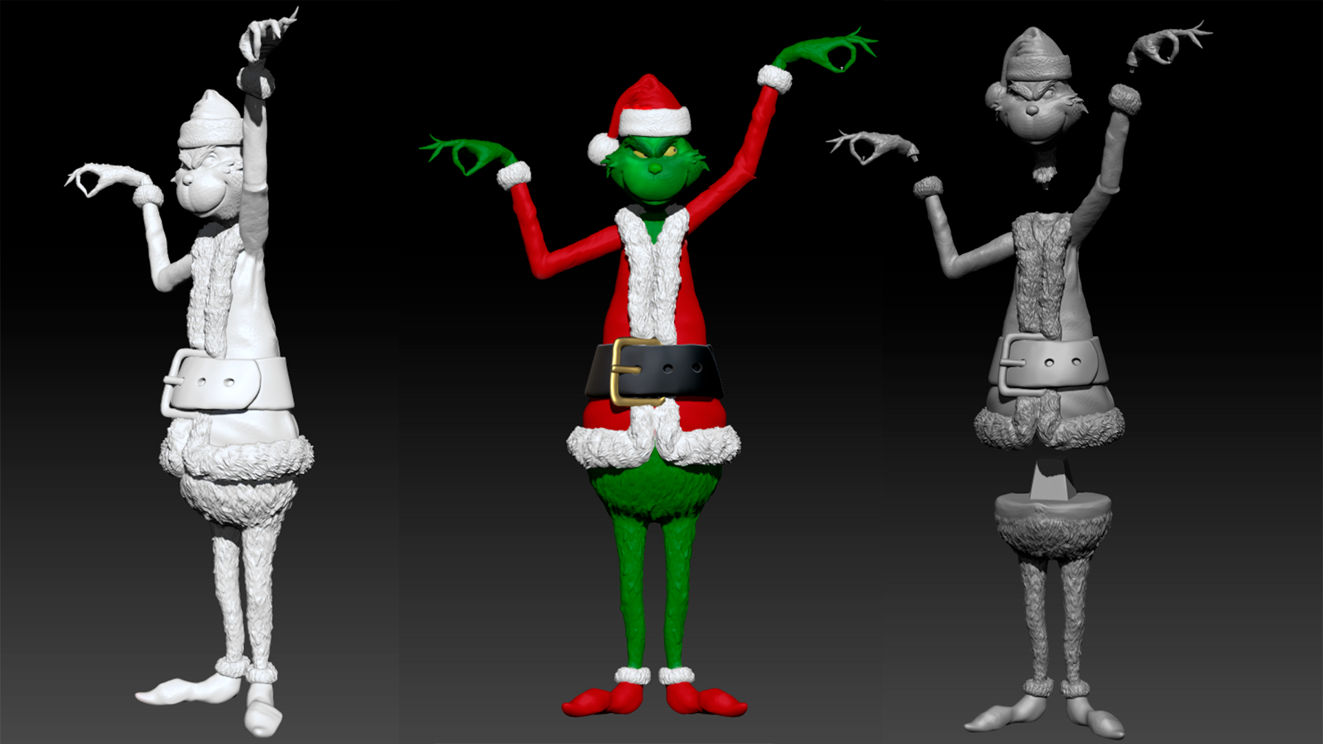 Datei STL THE GRINCH 3D-Druck 👾・Design für 3D-Drucker zum herunterladen ...
