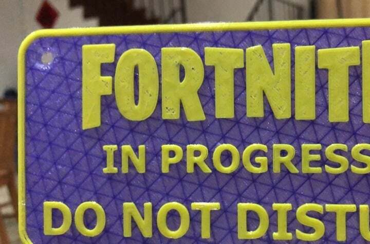 3D printing Fortnite Sign・Cults