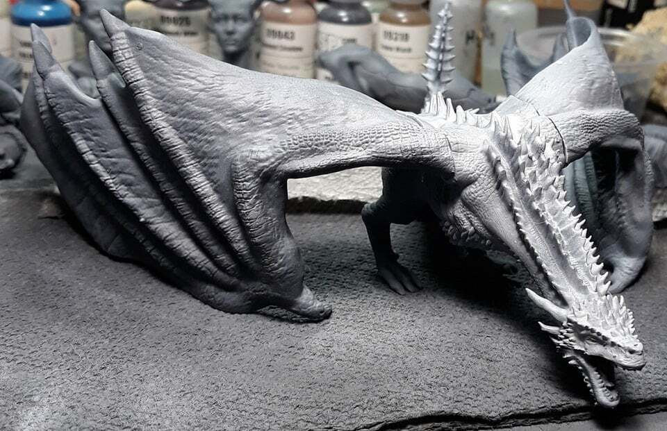 3D printed Drogon・Cults