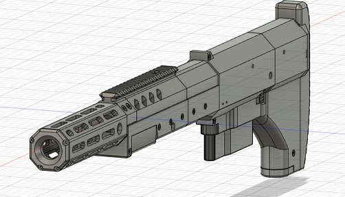 Stl File Mk23 Carabine Kit Srs Syle V01 🔫 ・3d Printable Design To