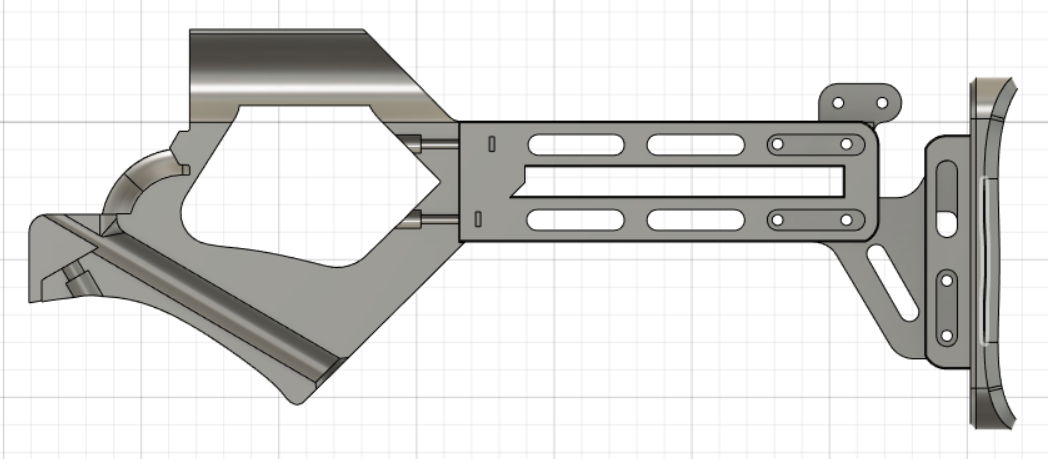 🔫 AR15 Sniper grip/buttstock・ STL File for 3D printing・Cults