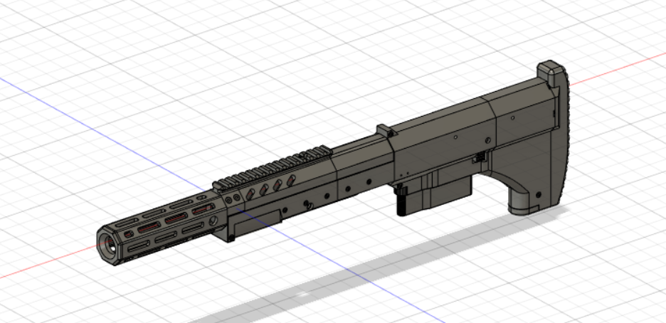 Stl File Mk23 Carabine Kit Srs Syle V01 🔫 ・3d Printable Design To