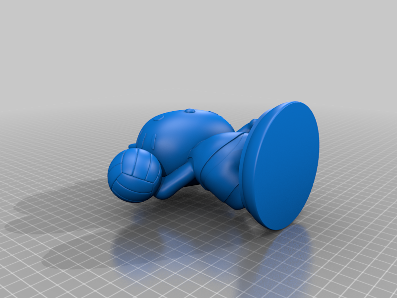 👋 Volley Ball Hello Kitty Figure・Free 3D File for ・Cults