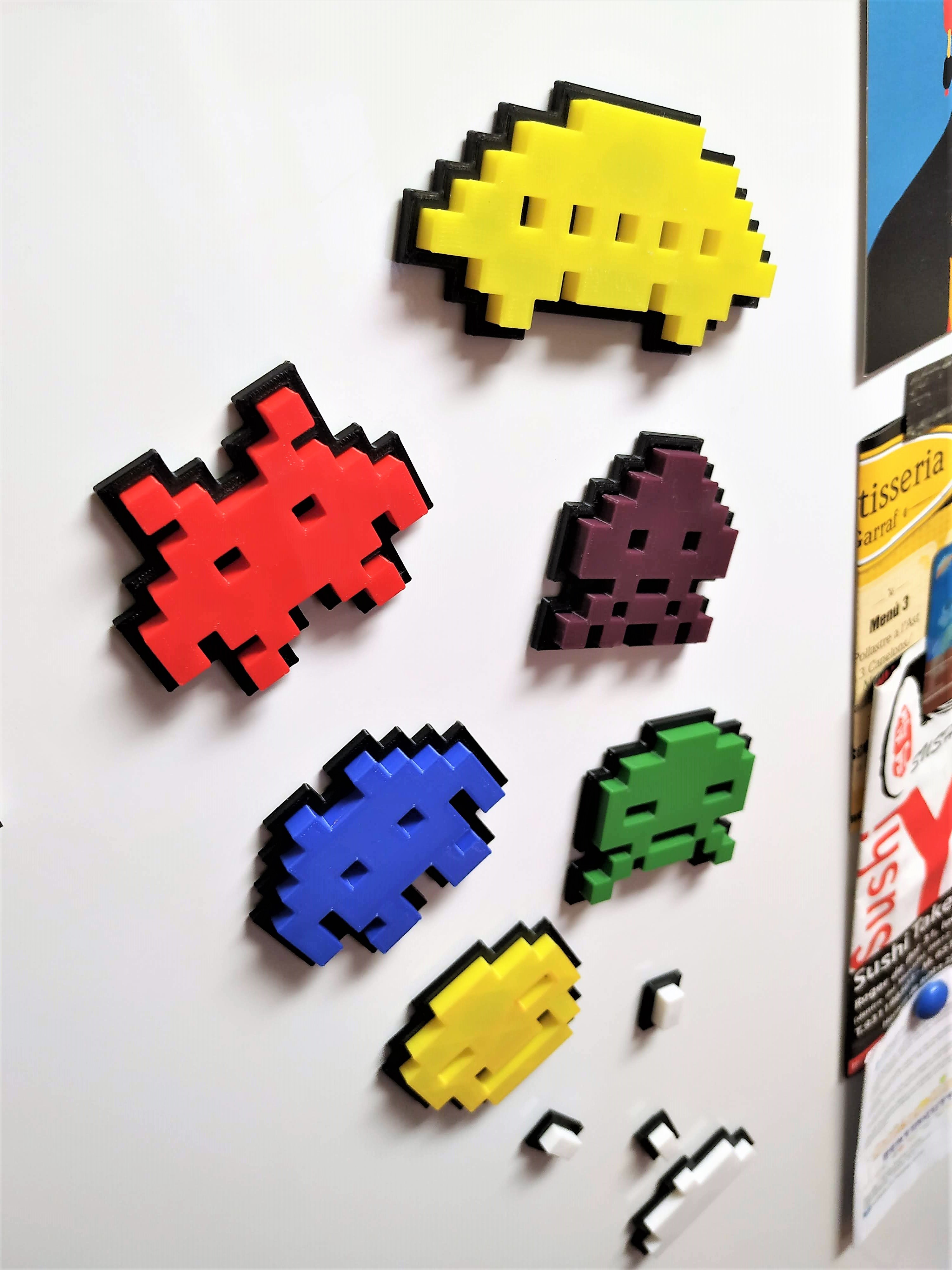 Archivo 3D Space Invaders wall decoration 🛰 ・Modelo para descargar e ...