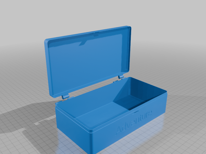 📦 Adventure box 190x100x50・Free 3D File for ・Cults