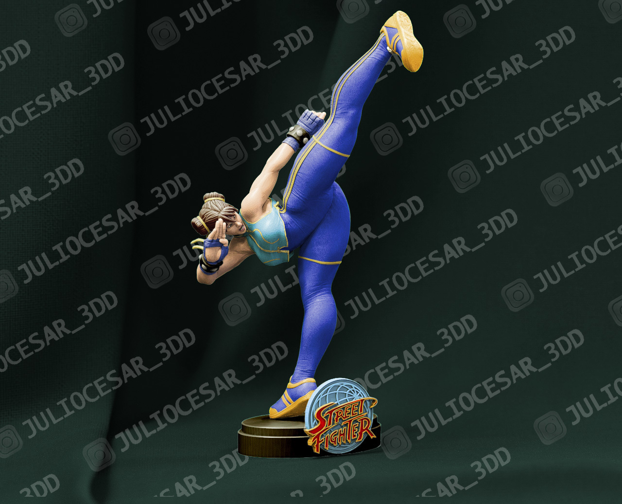 🦬 Street fighter - Chun Li・ 3D File for ・Cults