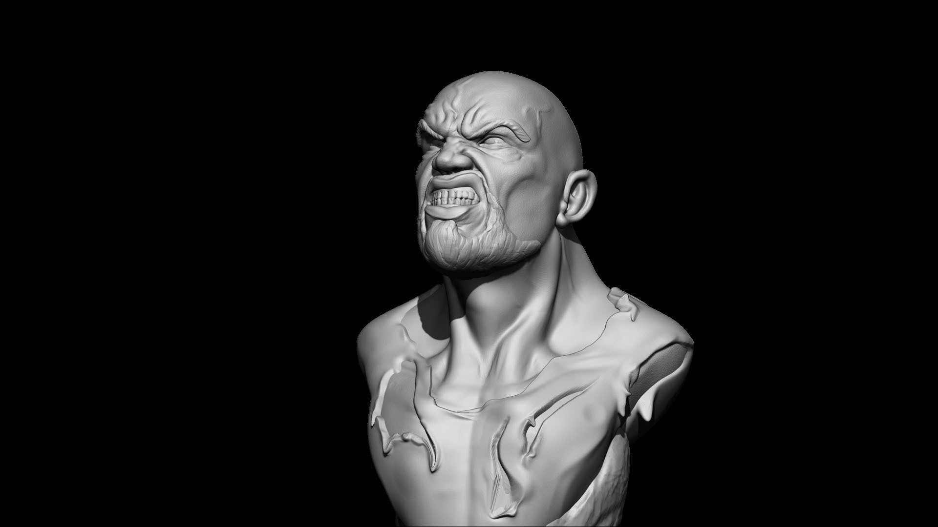👤 Luke Cage bust・ STL File for ・Cults