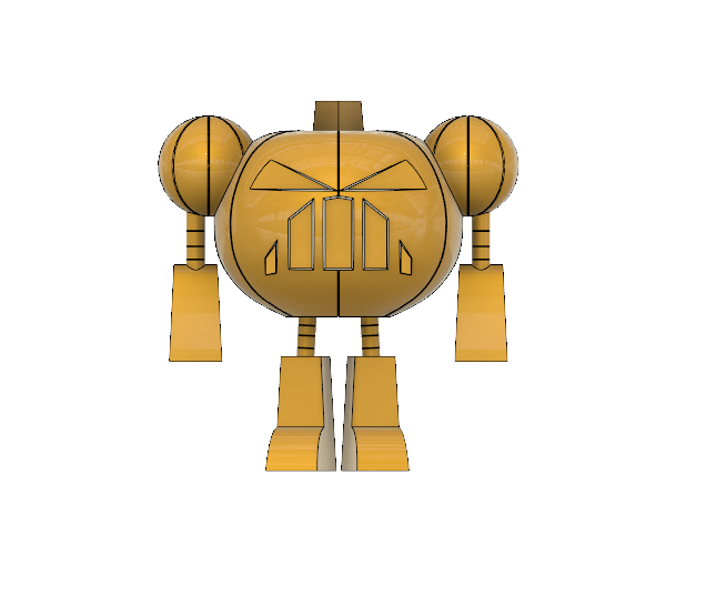 🎨 Jack-O-Bot・ STL File for ・Cults