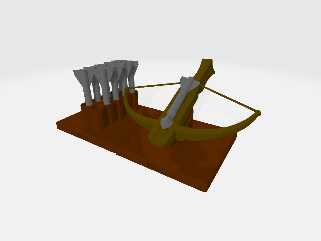 STL file Crossbow Ammunition Tracker with OpenLOCK Ports 🎲・3D print ...