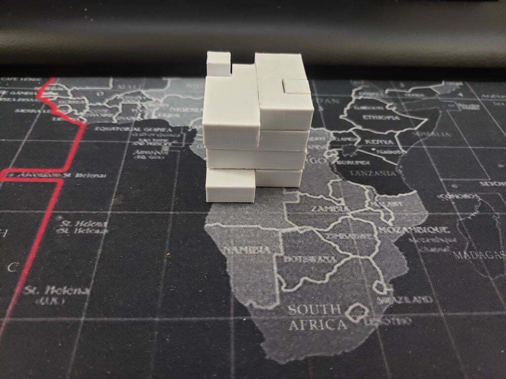 3D printed Printable Interlocking Puzzle #3 - Level 4 by Bram Cohen・Cults