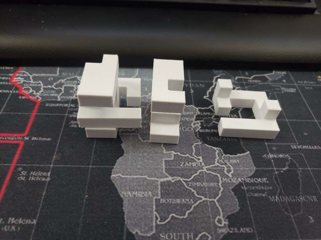 3D printed Printable Interlocking Puzzle #3 - Level 4 by Bram Cohen・Cults