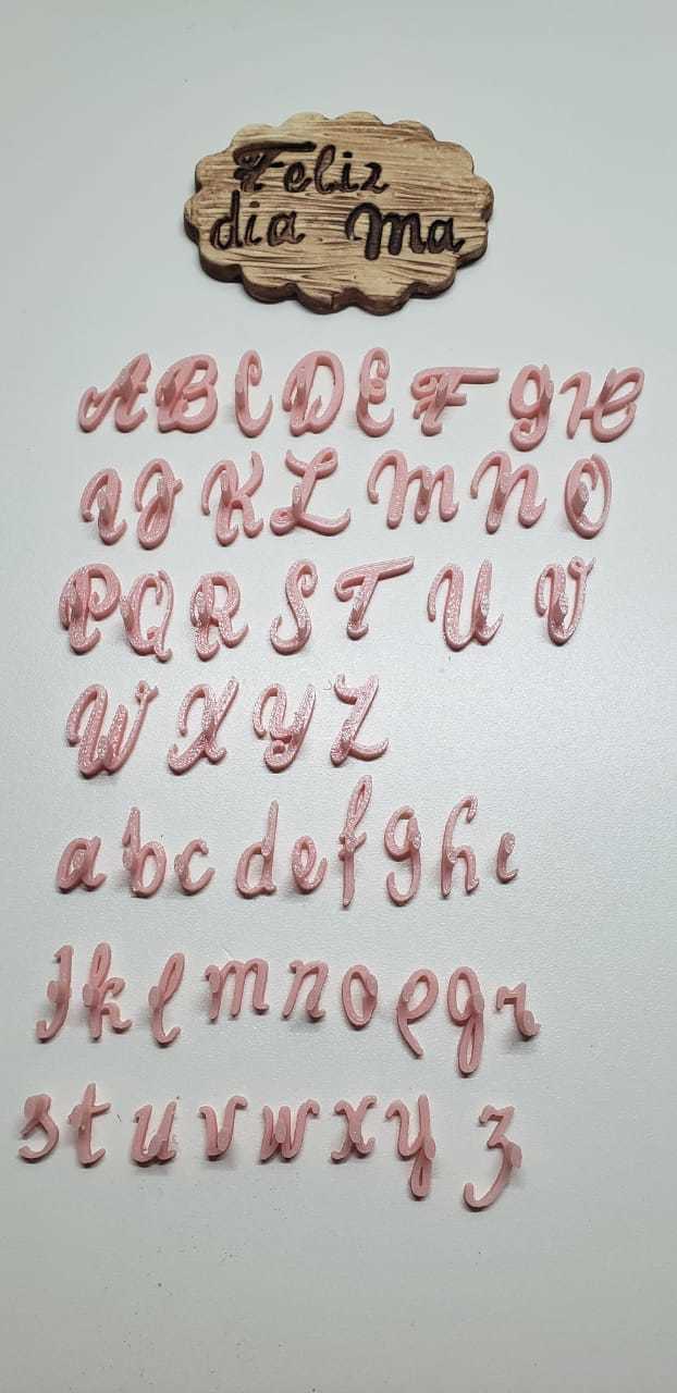 Fichier STL TAMPON ALPHABET ET CHIFFRES ABC 🍽️ ・Objet pour imprimante ...