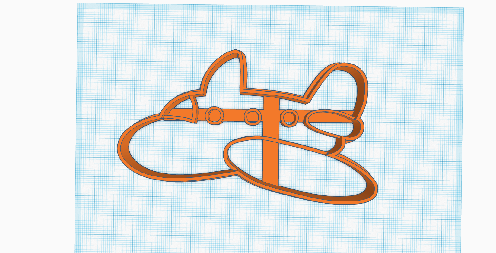 STL file AIRCRAFT COOKIE CUTTER AIRPLANE ️ ・3D printable model to ...