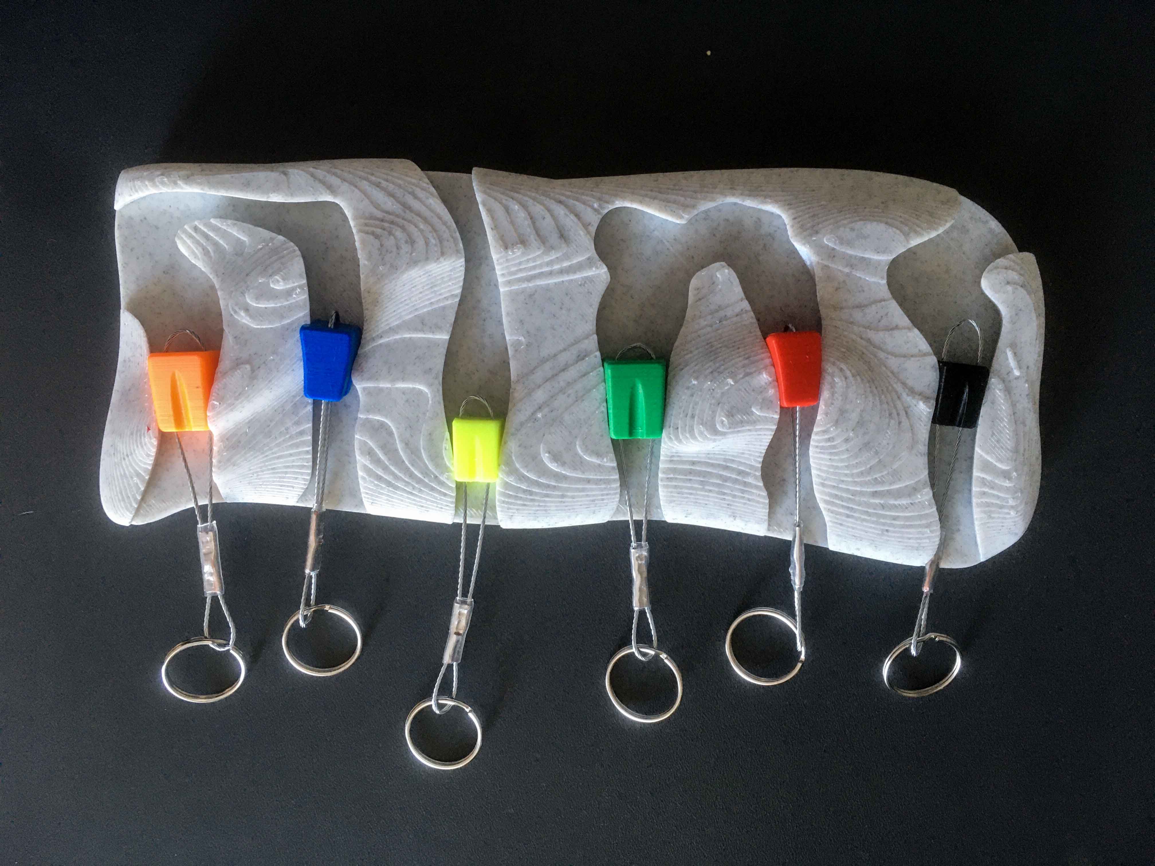 arquivo STL Climbing key ring key holder 🧗 ・Design para download e ...