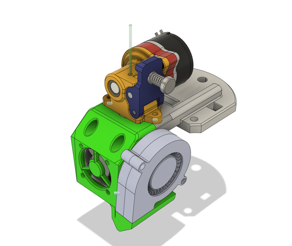 Archivo 3D gratis Montaje del extrusor Tevo Tarantula Obiter 🔧 ・Plan ...