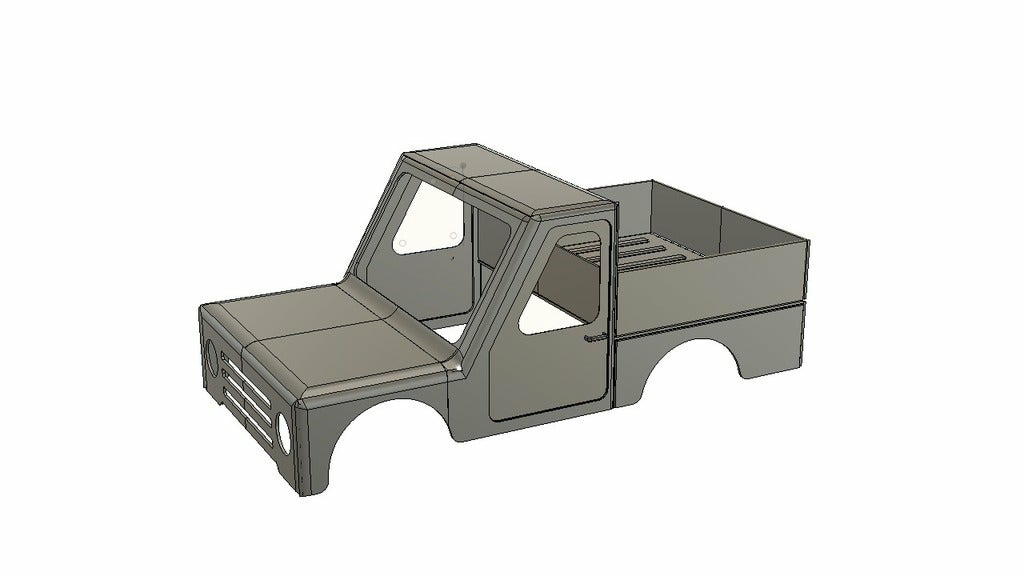 Free STL file My Pickup Truck 🚚・3D printer model to download・Cults