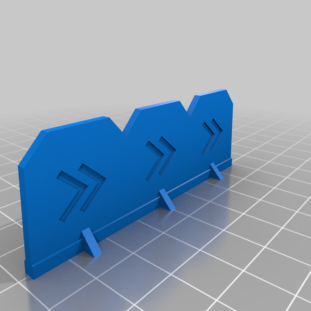 ⚔ Directional Marker Barricades Terrain System For Gaslands, Warhammer ...