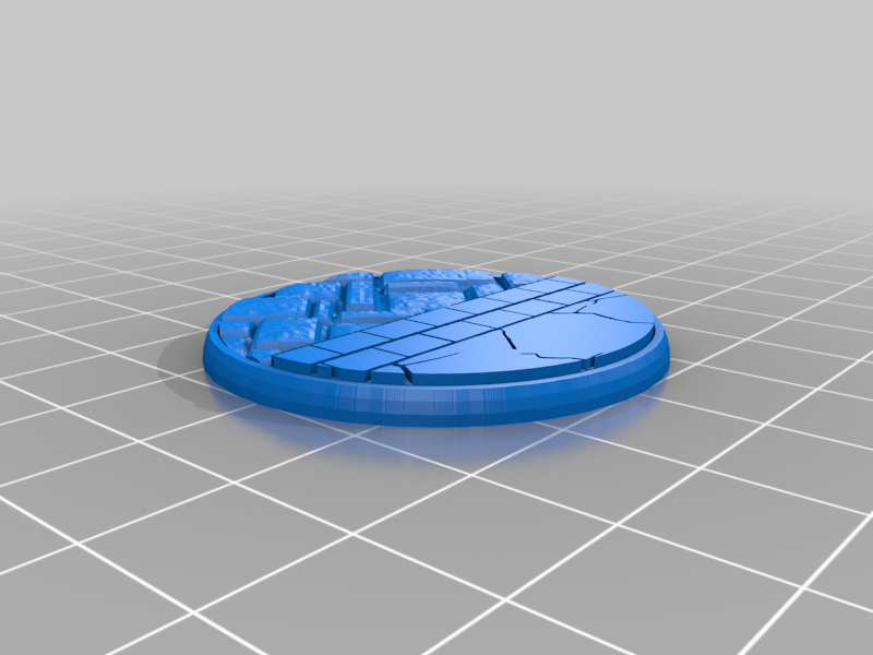 STL file 40mm Dungeon Floor Miniature Bases (x7) For Dungeons & Dragons ...