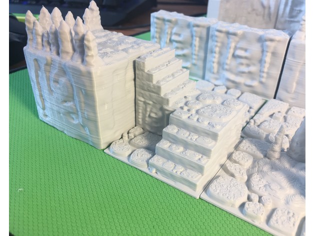 🎲 Cavern Stairs (Openforge 2.0 compatible)・Free STL File for ・Cults