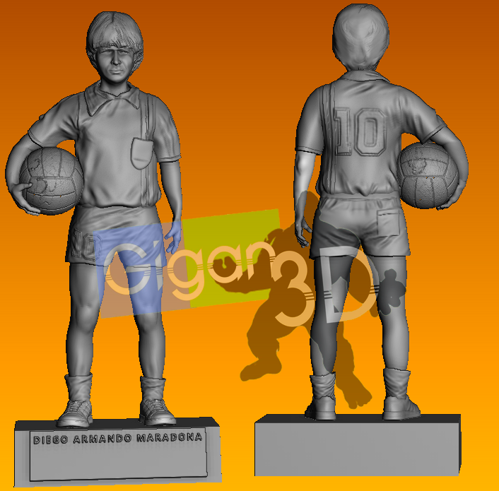 ⚽ Maradona・ STL File for ・Cults