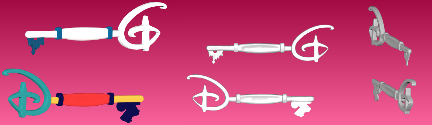 👽 Disney keys・ STL File for ・Cults