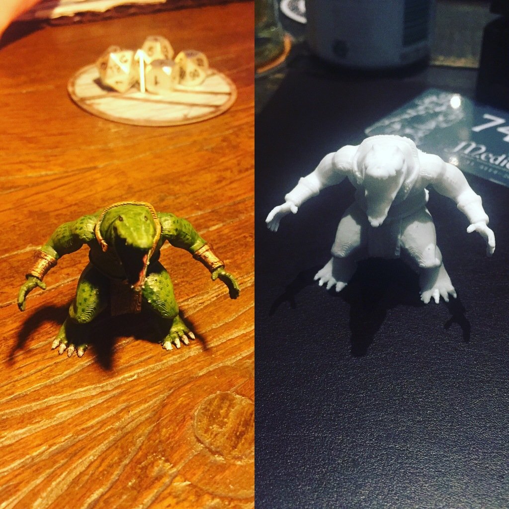 3D print Subek from "Tome of Beasts"・Cults