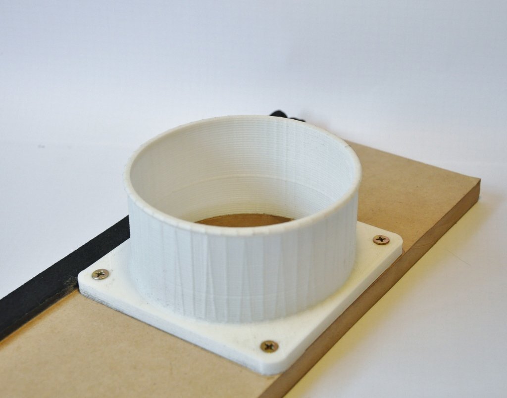 Free STL file 100mm Duct Flange 🔧 ・3D print design to download・Cults